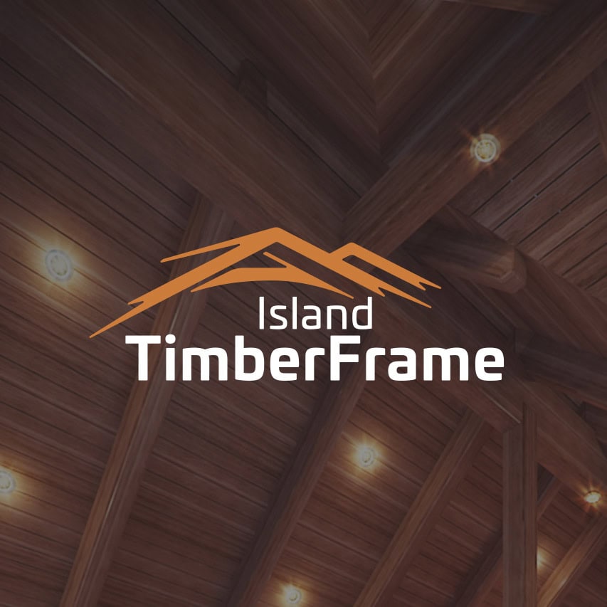 Island Timber Frame Logo Design & Marketing Materials - Moa Media